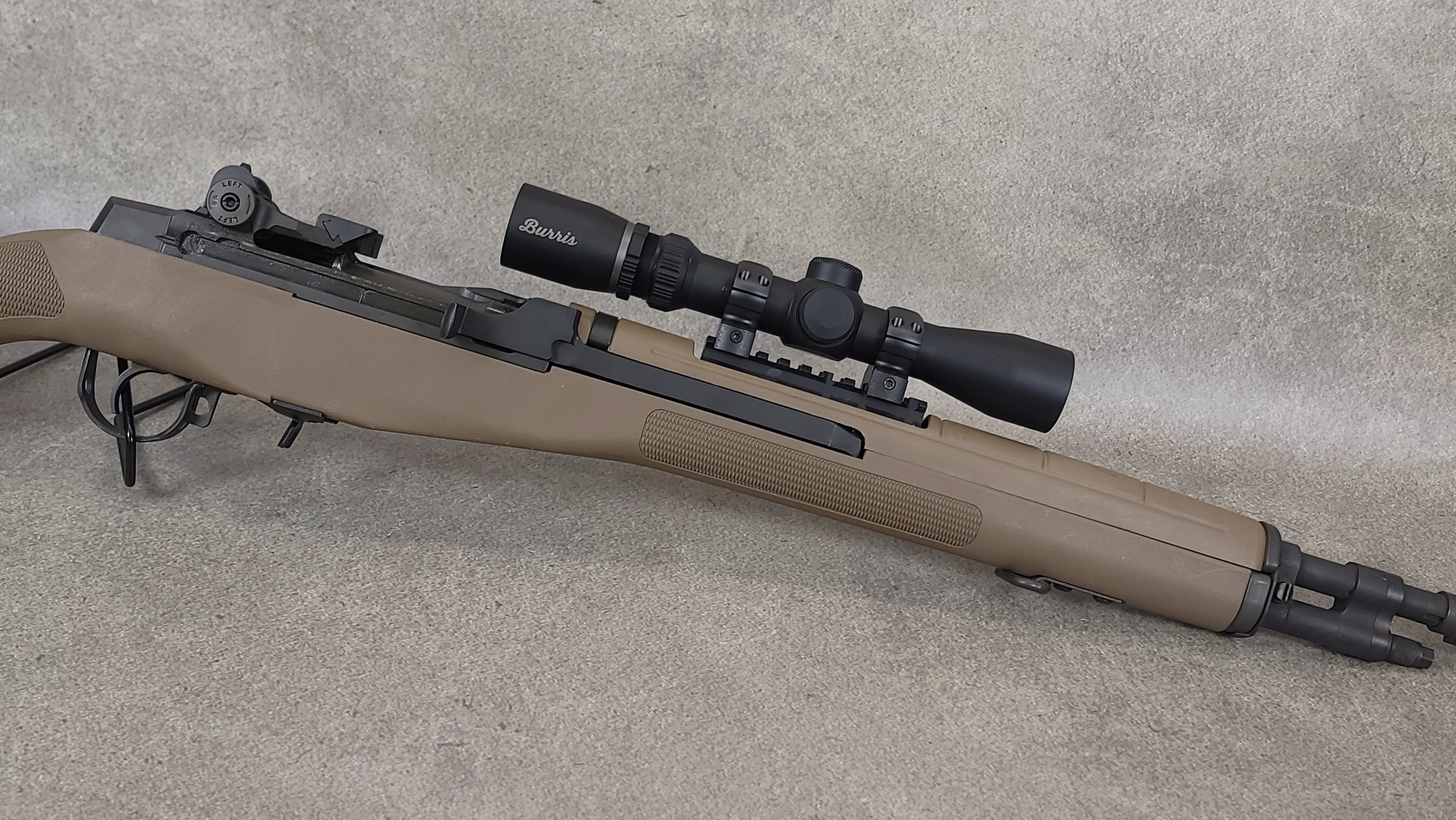 Springfield Armory M1A Scout - .380 Win - FDE - Burris Scope - Original ...