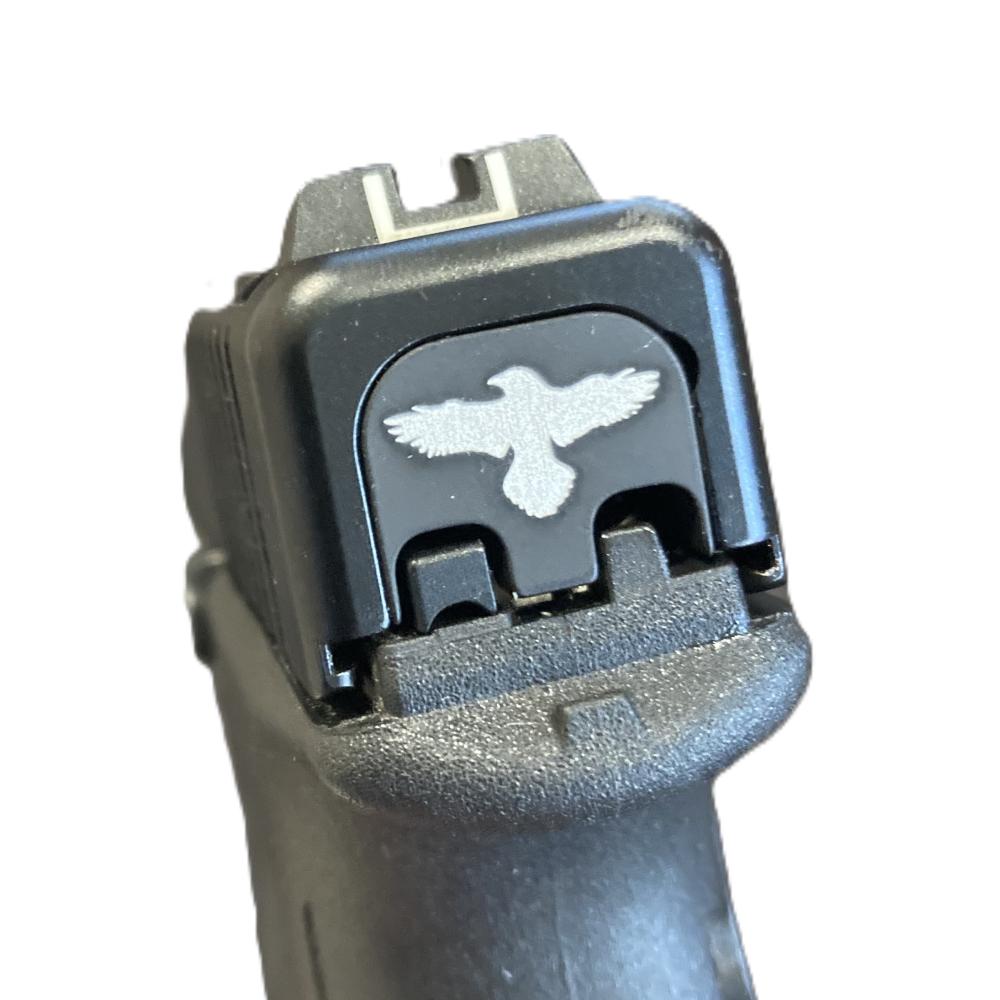 Flag Raven Slide Plate - Glock Gen 1-5