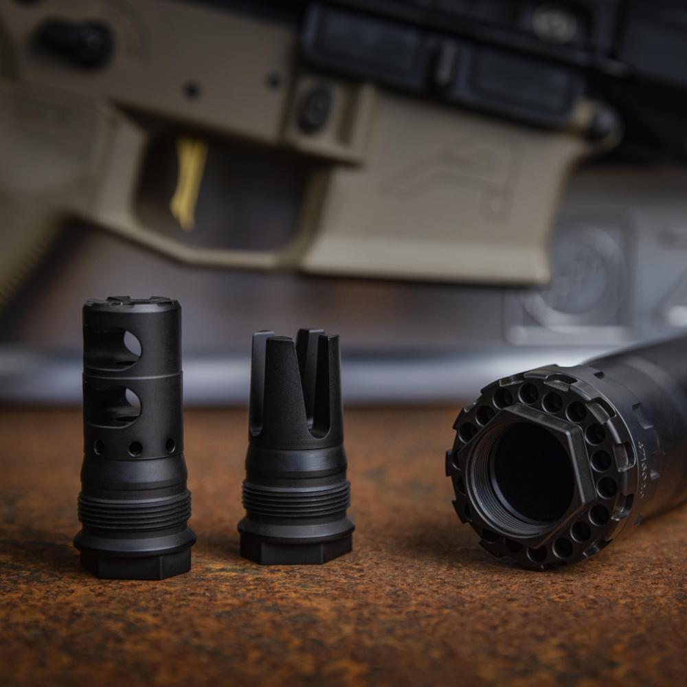 DEFENDER - Plan B - 2 Port Muzzle Brake - 1/2x28 - 5.56mm