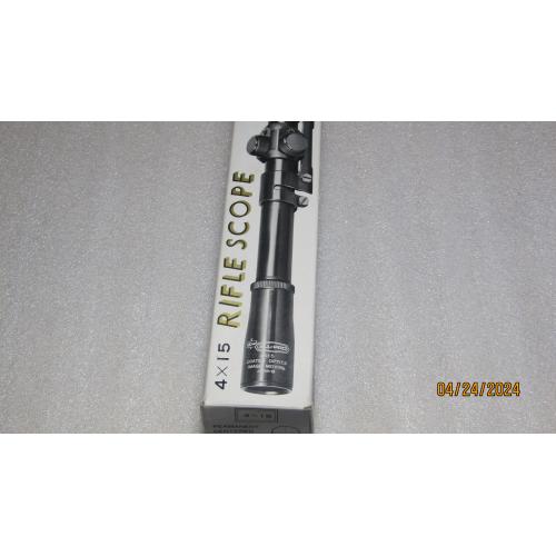 K-MART ALL RPO 4X15 RIFLE SCOPE W/ORIGINAL BOX