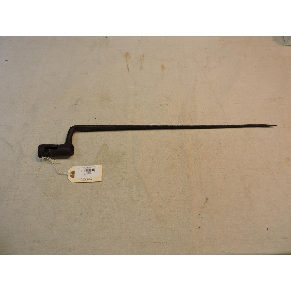 Civil War US Stamped Socket Type Bayonet 18" Blade