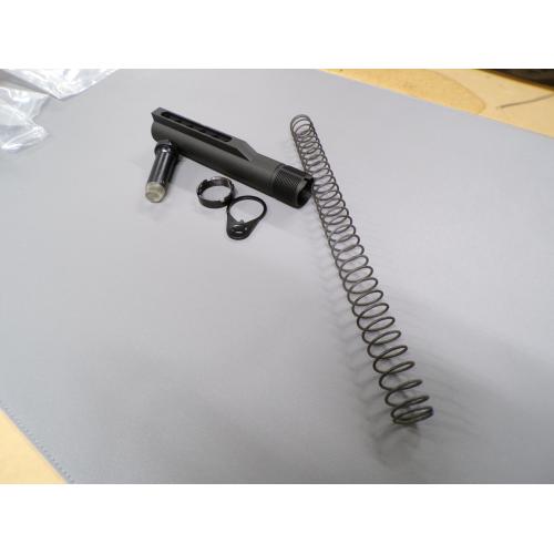.308 BUFFER TUBE COMBO WITH TUBE, SPRING, BLACK BUFFER, CASTLE NUT,