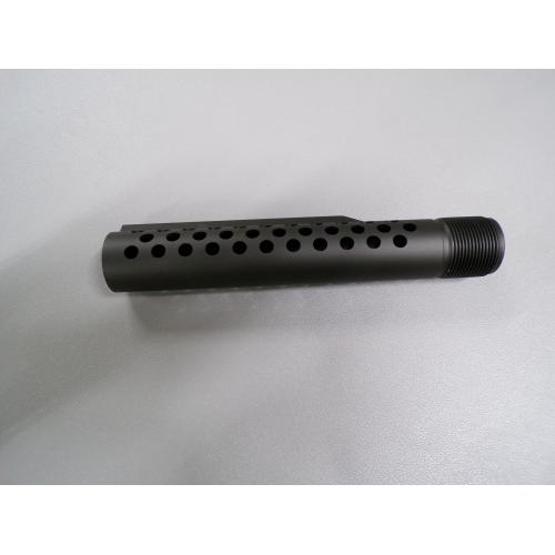 DPMS PLATFORM MIL-SPEC SKELETONIZED BUFFER TUBE, DOT PATTERN BLACK