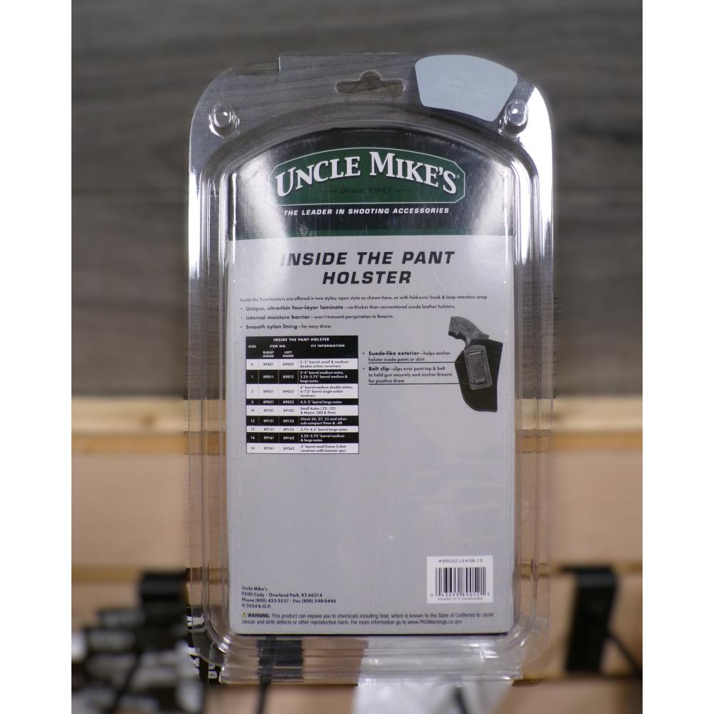 Uncle Mike’s Sidekick Ambi Hip Holster Size 5 | Bayou Born