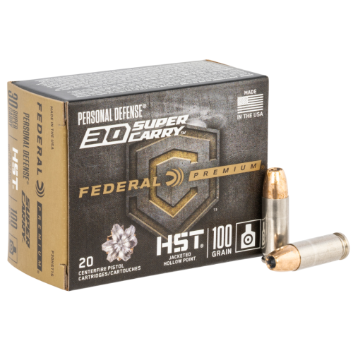 Federal Premium Personal Defense HST 30 Super Carry 100 gr HST JHP 20 ...