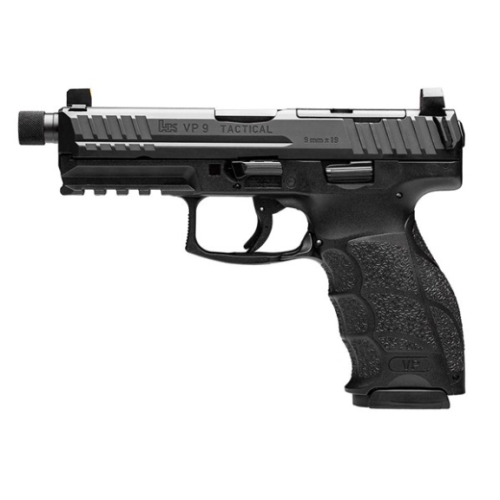 Heckler and Koch VP9 TAC 9MM BLK 17+1 NS OR TB
