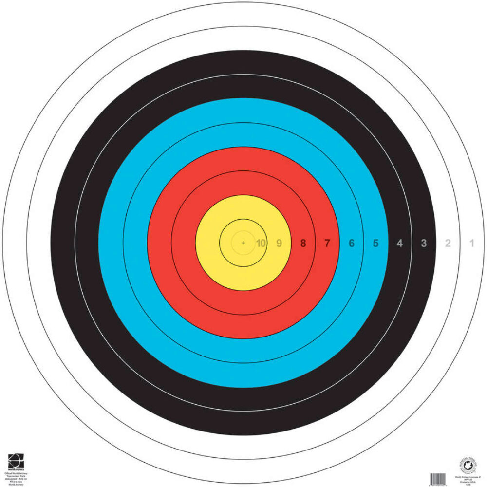 Maple Leaf Target Face