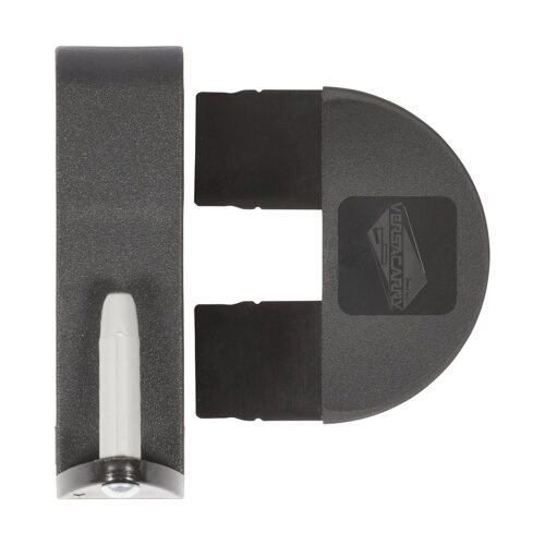 Versacarry 380SM Zerobulk IWB Size Medium Black/Yellow Resin Belt Clip ...