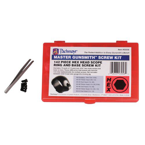 Lyman 03058 Master Gunsmith Hex Head Ring and Base Screw Kit Hardened ...