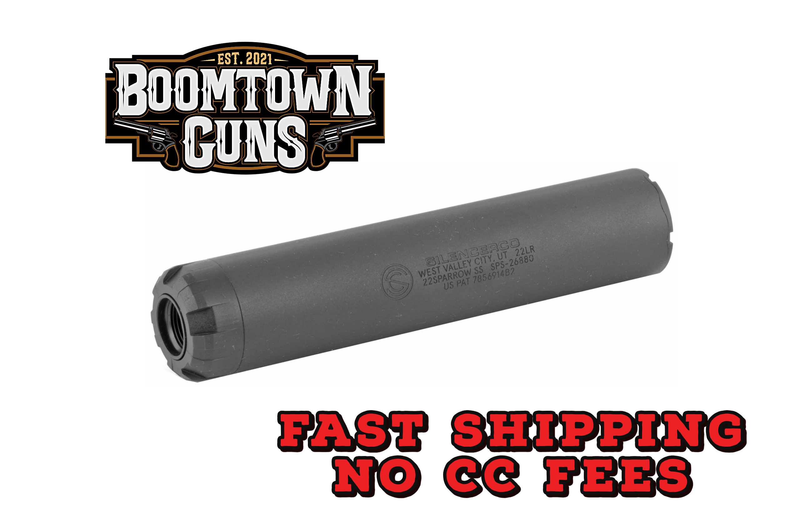 SPARROW SUPPRESSOR 22 LONG RIFLE DIRECT THREAD SU75 - Suppressed ...
