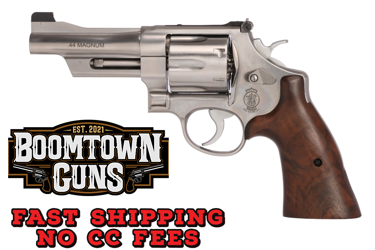 629 MOUNTAIN GUN 44MAG 4 SS BEAR HUG GRIPS/GOLD BEAD/NO IL 14041 ...