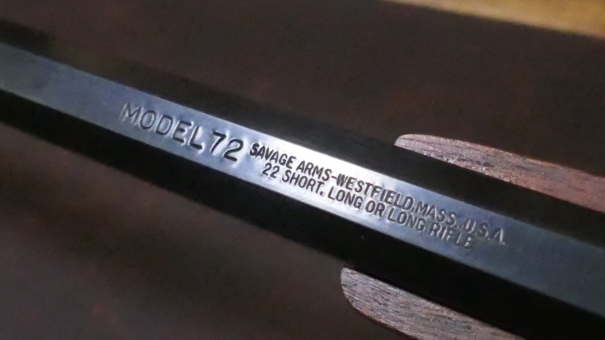 VLH05 – Savage Model 72 – .22 LR – Falling Block Rifle – SN# B008916 ...