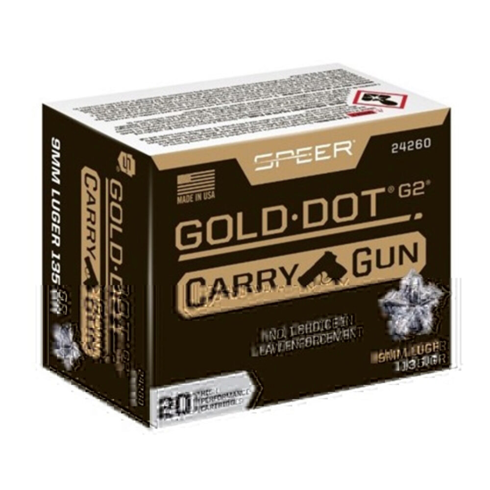 SPR GOLD DOT CARRY GUN 9MM 135GR HP