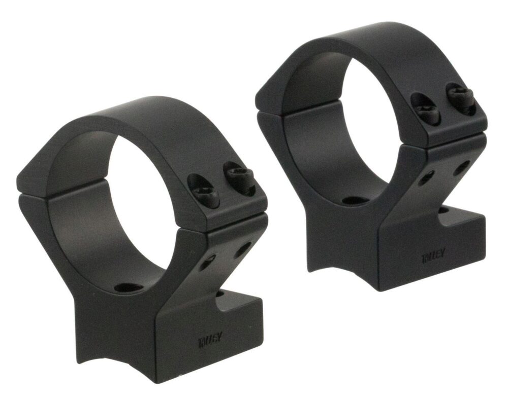 Talley 930336 Marlin Lever Action Scope Mount/Ring Combo Black Anodized 1