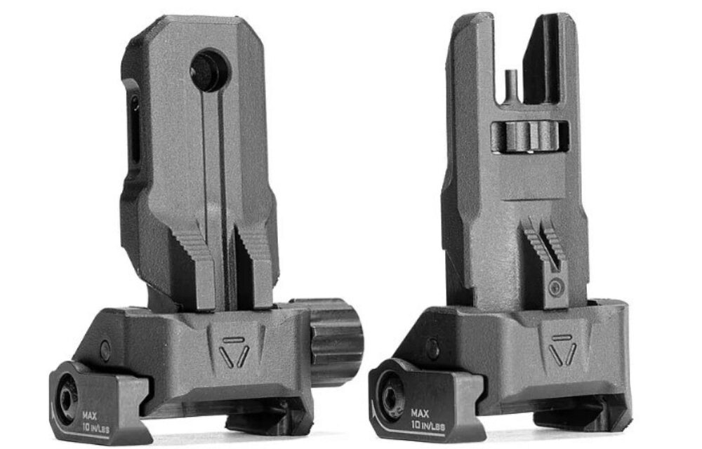 Strike Industries SPBUS Strike Polymer Backup Sights Black Folding for ...