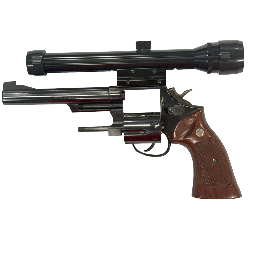Smith & Wesson Model 19-4 .357 Magnum with 6" Barrel, Bushnell Magnum ...