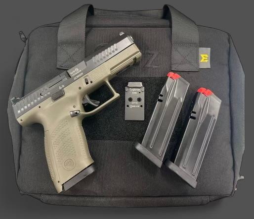 CZ USA P10-C P10 COMPACT BUNDLE OPTICS READY OD GREEN POLYMER 4" BBL ...