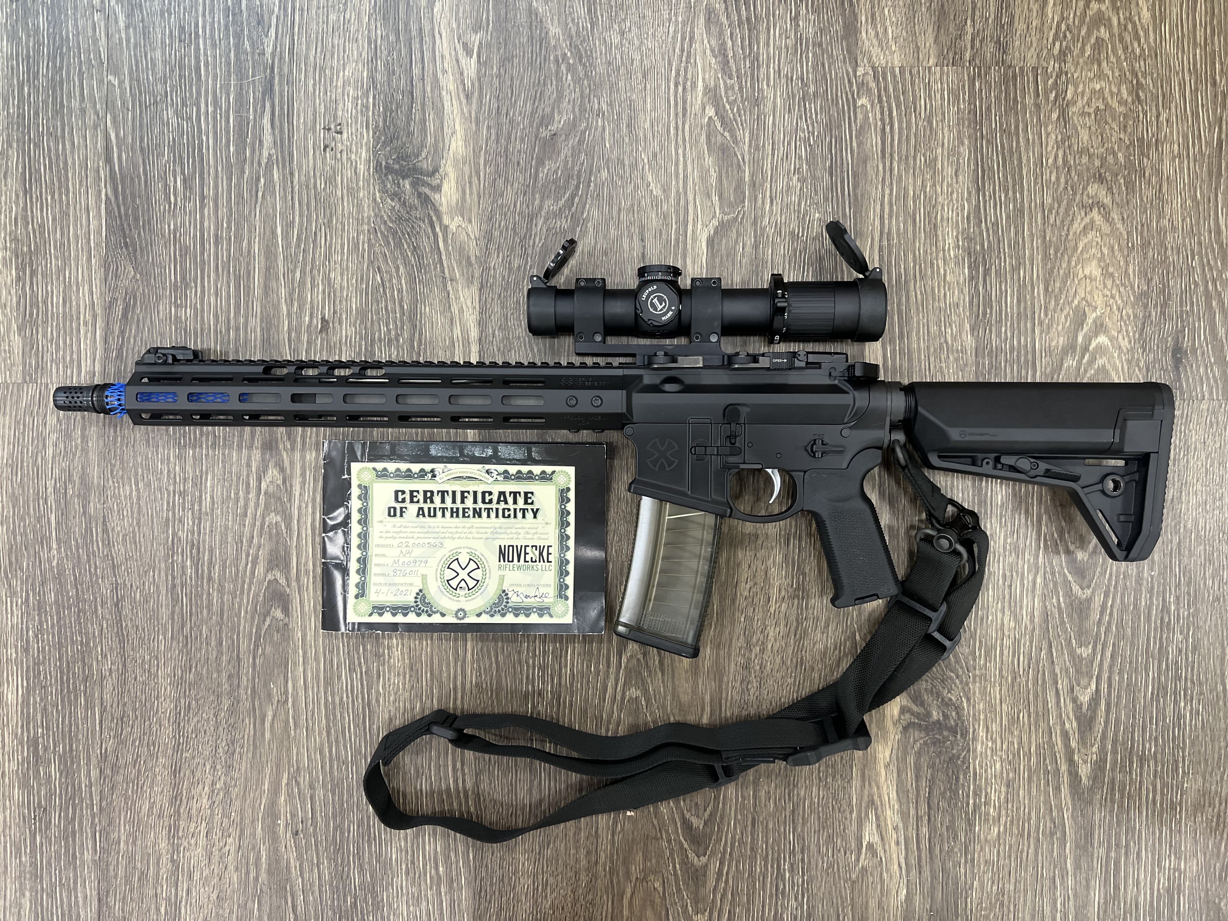 NOVESKE N4 GEN4 RECON BLACK FINISH M-LOK MBUS PRO WARCOMP 16" BBL 5.56 ...