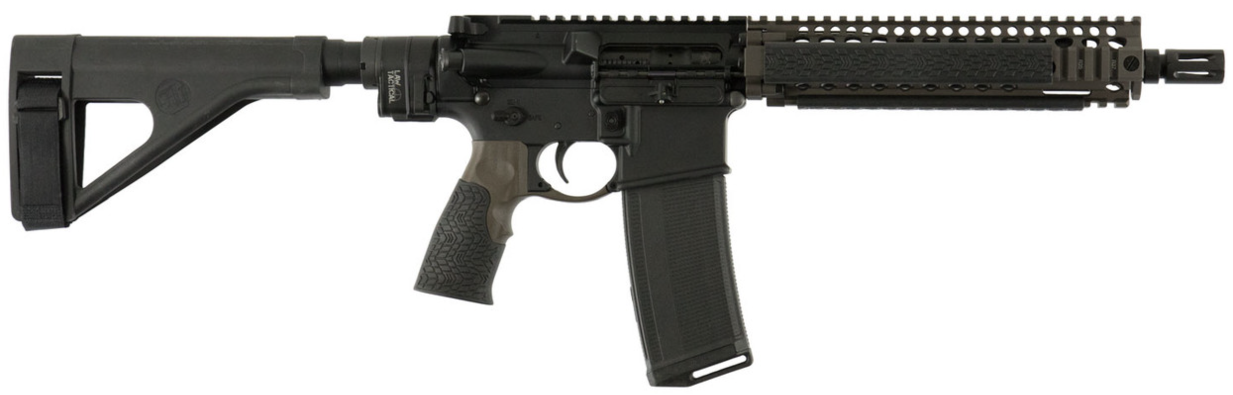 DANIEL DEFENSE DDM4 MK18 PISTOL BLACK FDE UPPER LAW TACTICAL 10.3" BBL 5.56 - Semi Auto Pistols ...