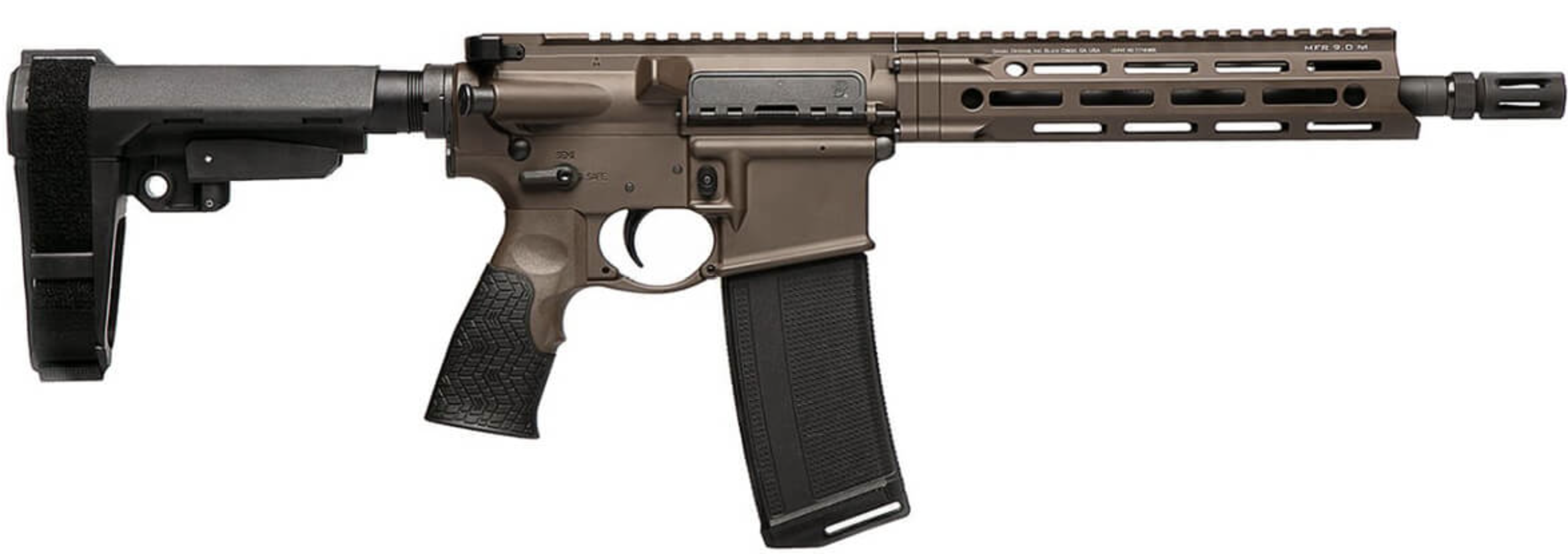 DANIEL DEFENSE DDM4 V7 PISTOL MIL-SPEC BROWN M-LOK HANDGUARD 10.5" BBL ...