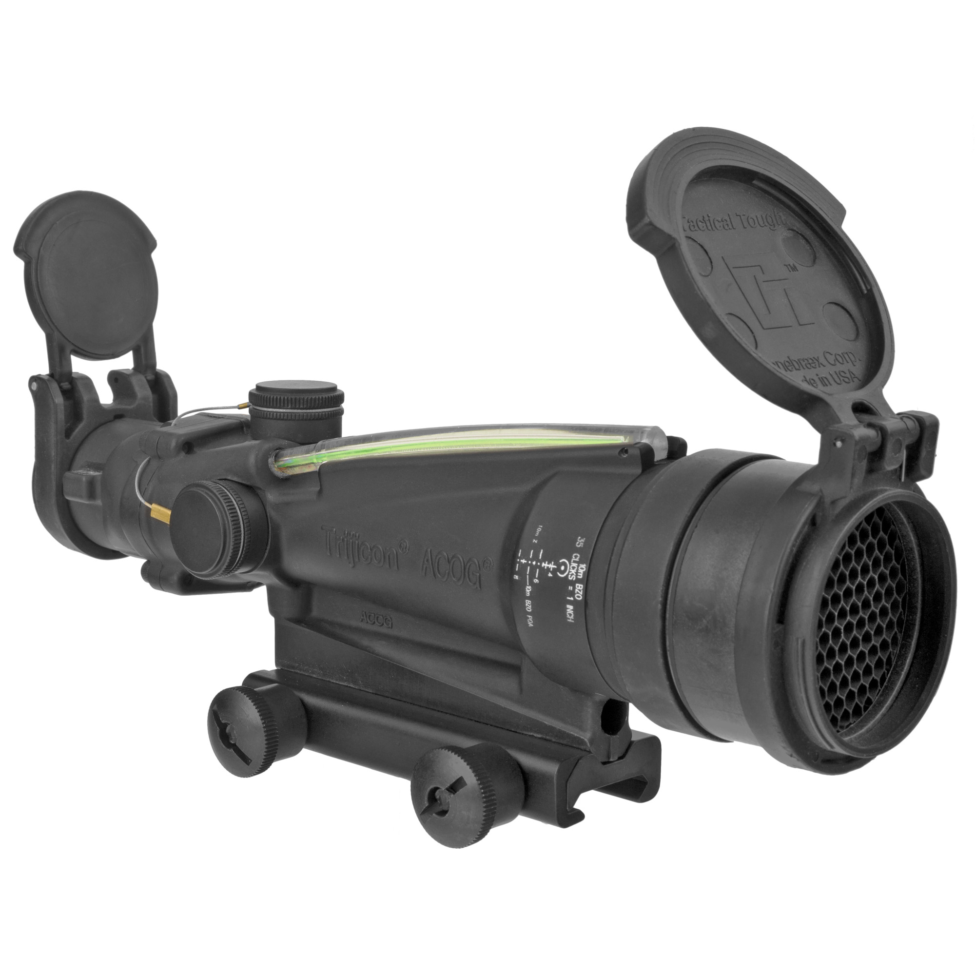 TRIJICON TA11MGO-M249 ACOG SAW M249 3.5X35 GREEN HORSE-SHOE TA51 MOUNT ...