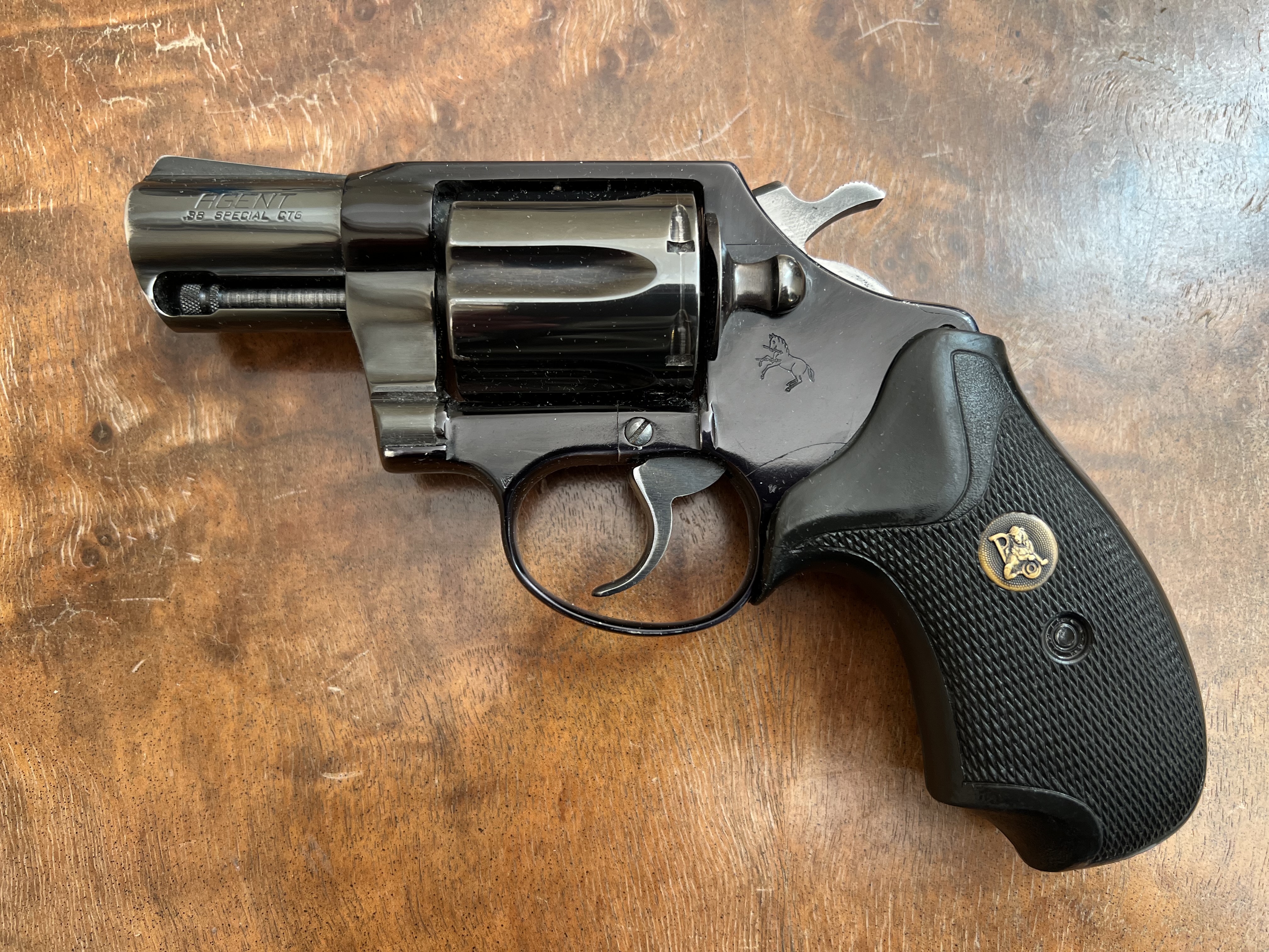 COLT AGENT SNUB NOSE BLUED FINISH FIXED SIGHTS 2" BBL .38 SPL NO BOX ...