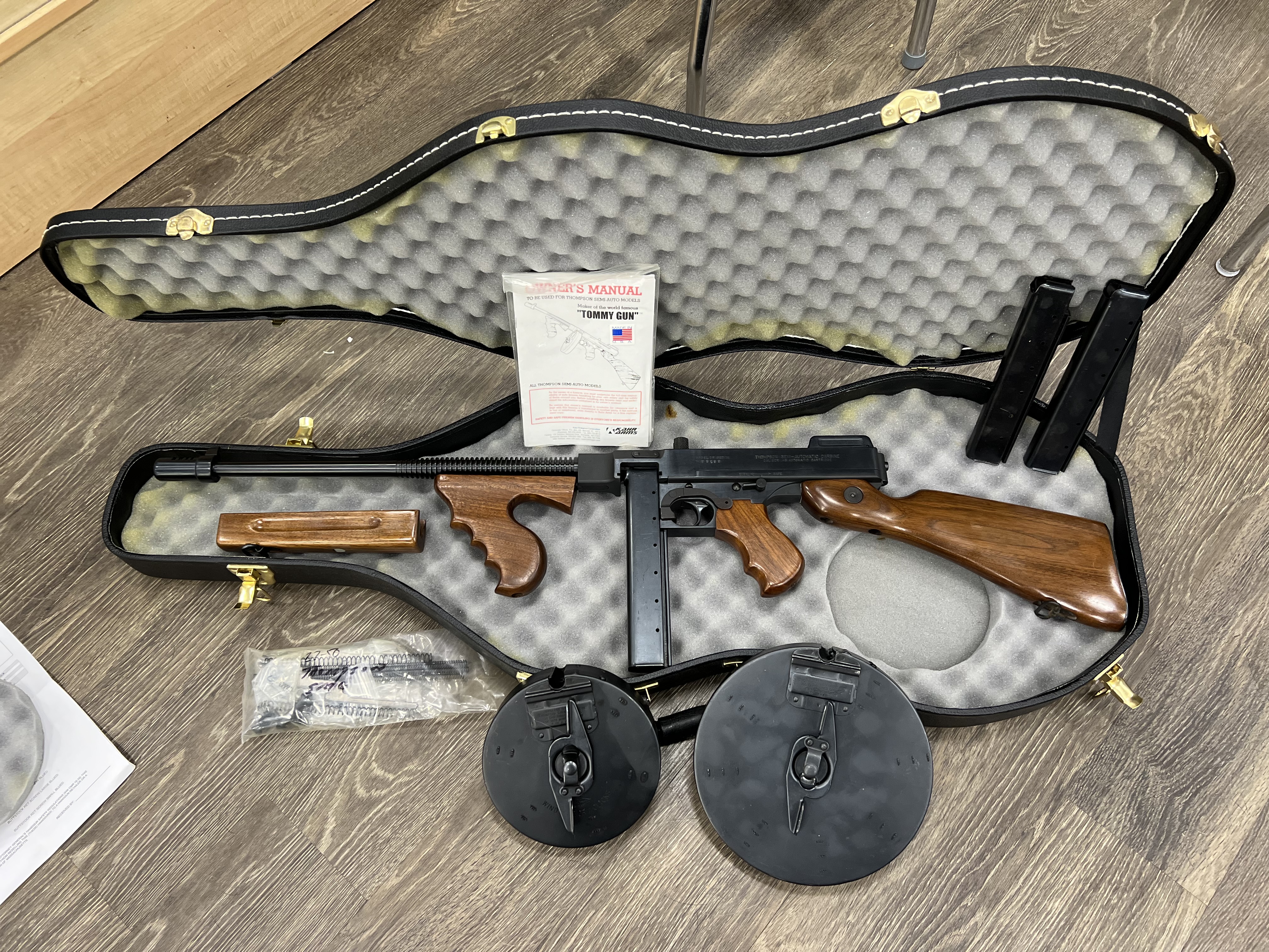 AUTO ORDNANCE MODEL OF 1927 A1 RIFLE BLUED FINISH WOOD STOCK 16" BBL ...